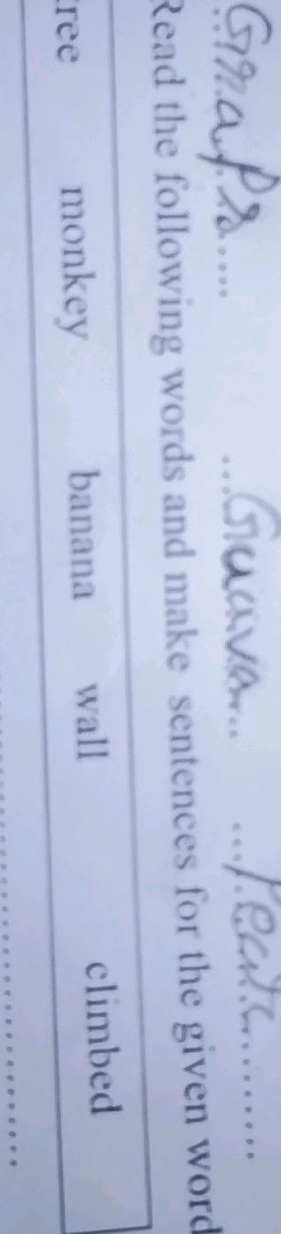 Grapes.... Guava.... Peate.... Read the | StudyX