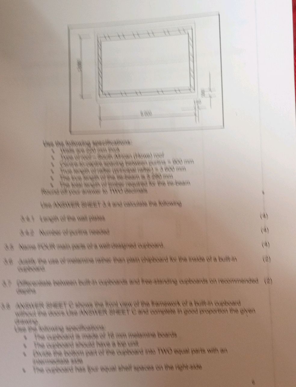 Use the following specifications: * Walls | StudyX