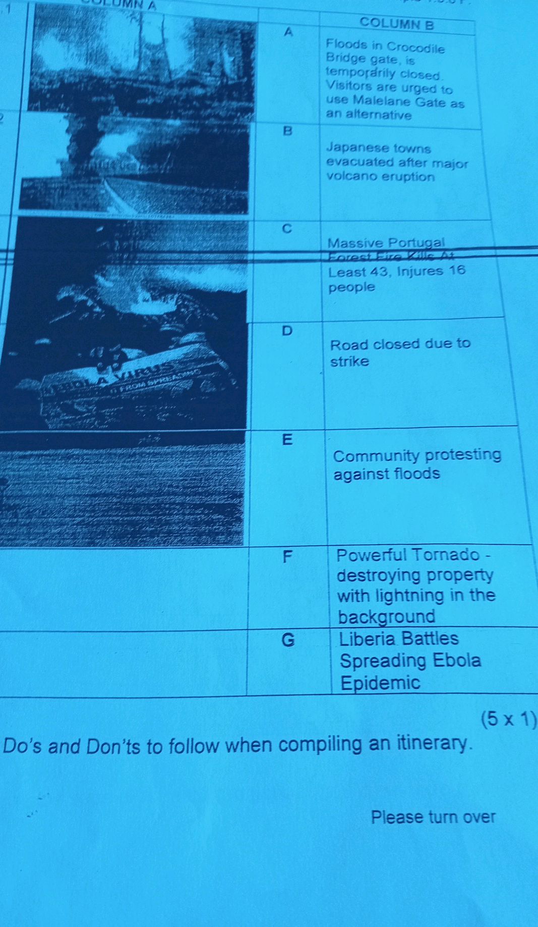 The image presents a matching exercise with | StudyX