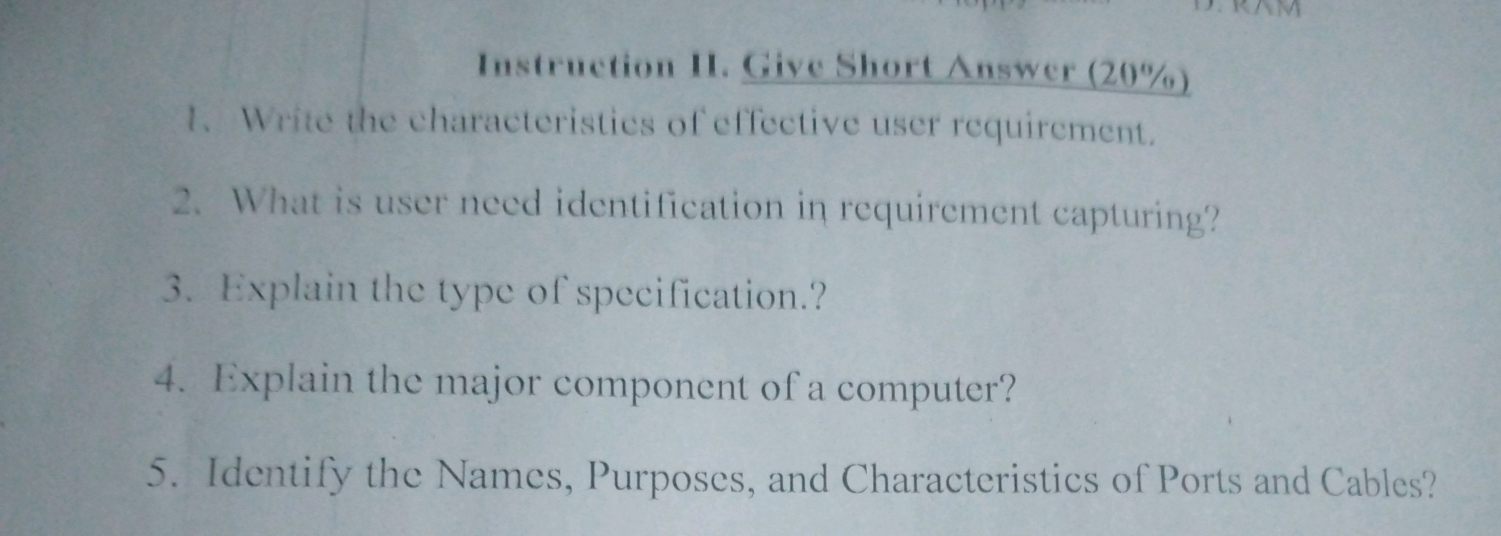 1. Write the characteristics of effective | StudyX