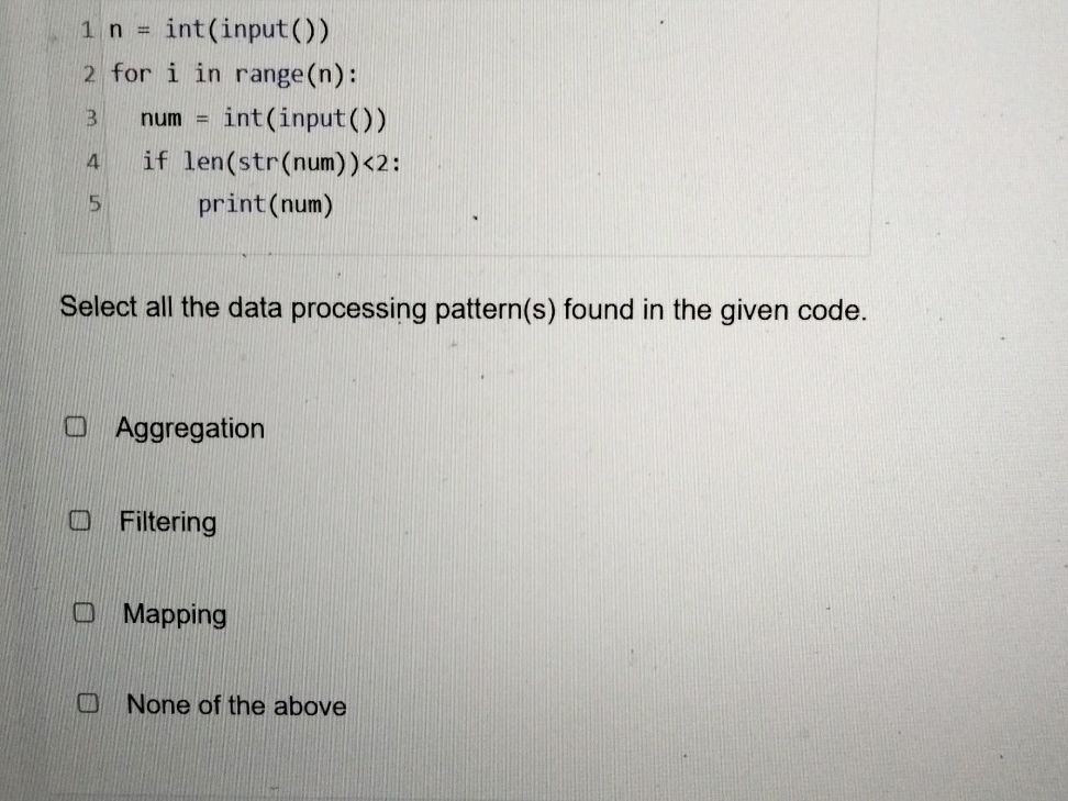 ```python 1 n = int(input()) 2 for i in | StudyX