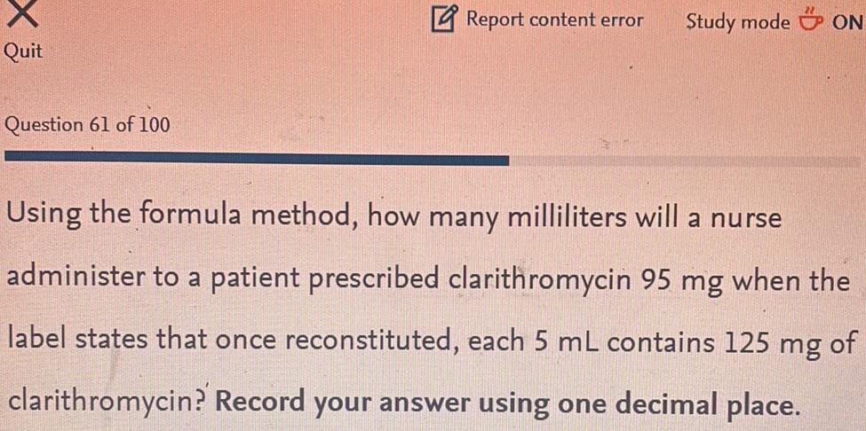 Using the formula method, how many | StudyX