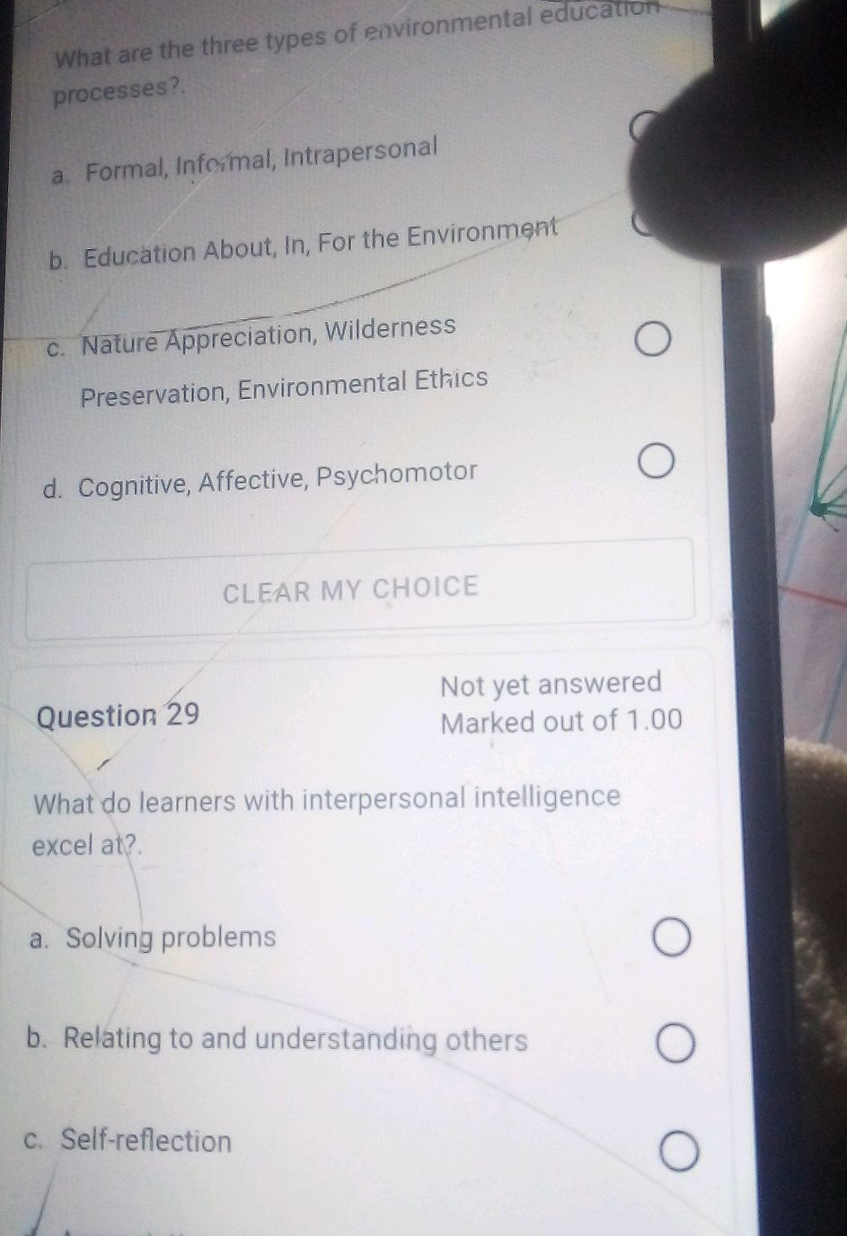 What are the three types of environmental | StudyX