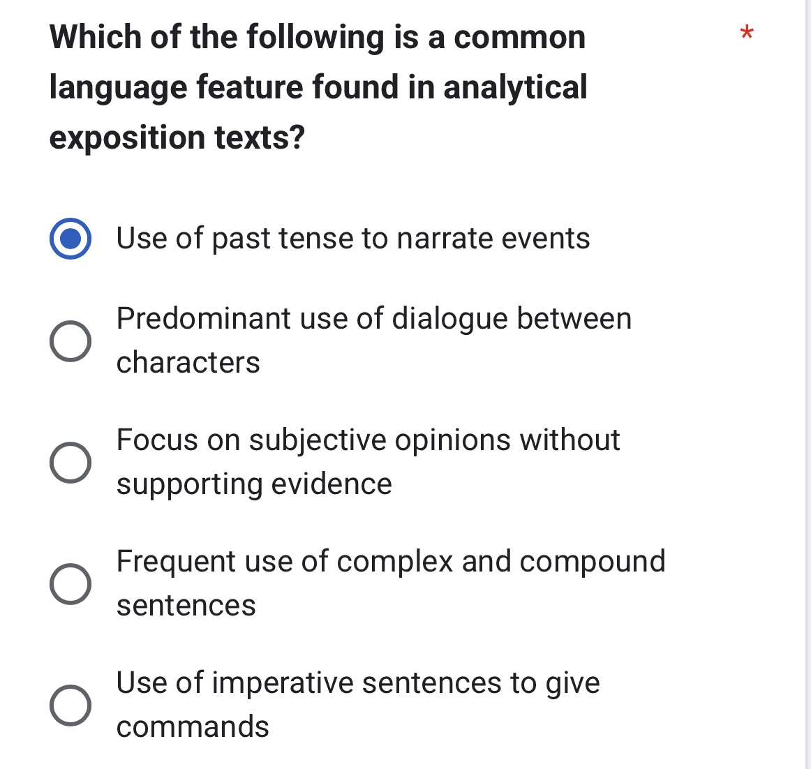 Which of the following is a common language | StudyX