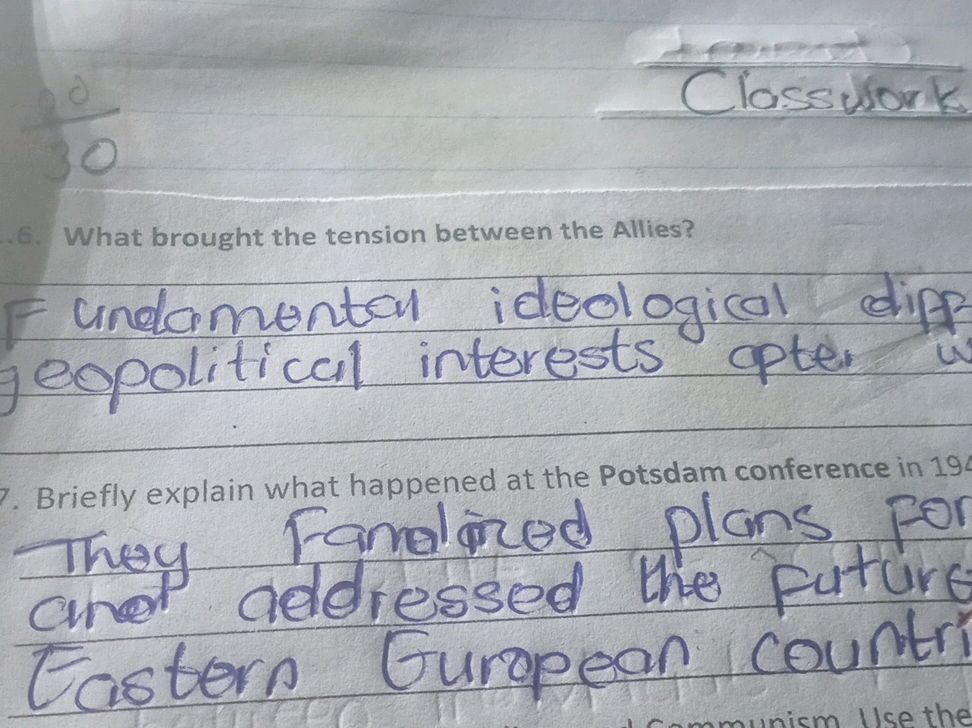 6. What brought the tension between the | StudyX