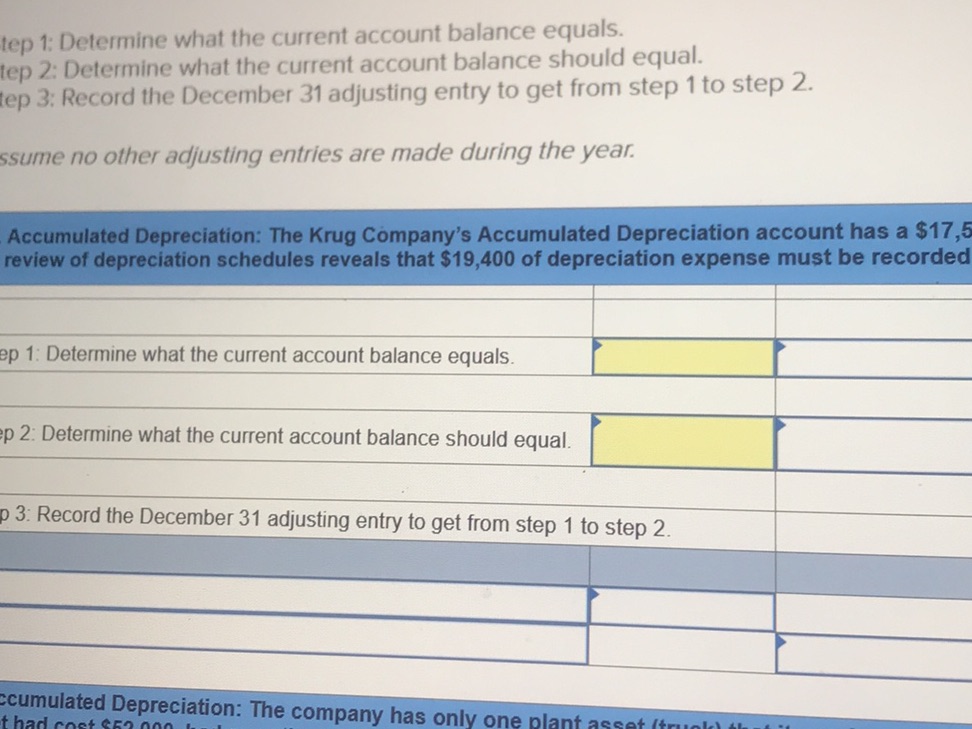 Step 1: Determine what the current account | StudyX