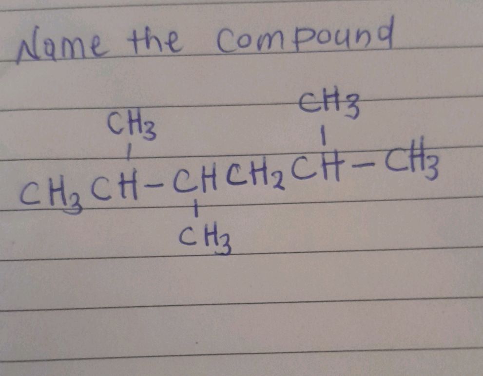 Name the compound | StudyX