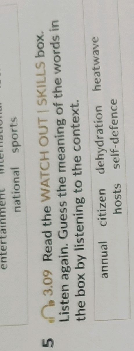 Read the WATCH OUT | SKILLS box. Listen | StudyX