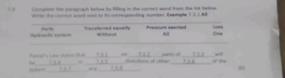 Complete the paragraph below by filling in | StudyX