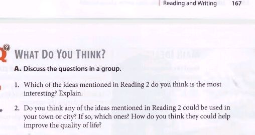 WHAT DO YOU THINK? A. Discuss the questions | StudyX