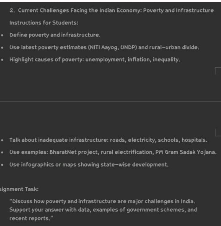 2. Current Challenges Facing the Indian | StudyX