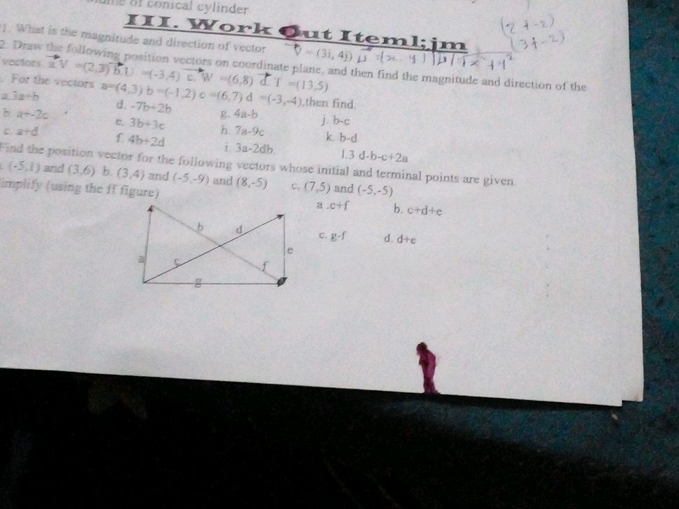 1. What is the magnitude and direction of | StudyX