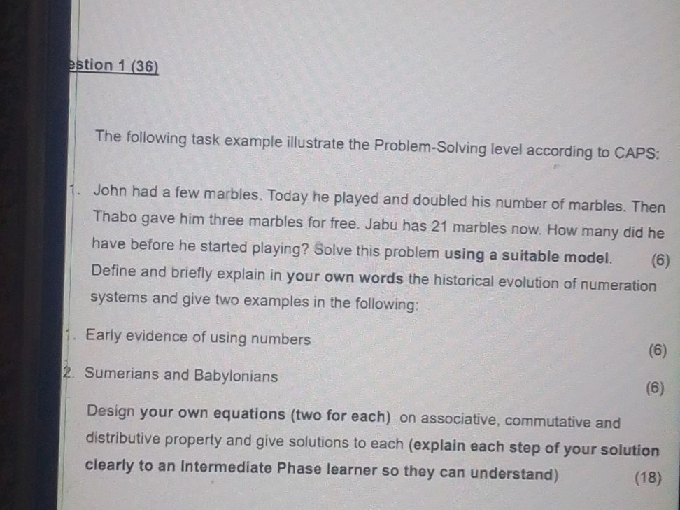 1. John had a few marbles. Today he played | StudyX