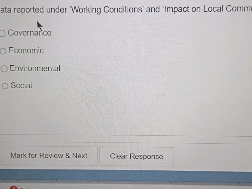 ata reported under 'Working Conditions' and | StudyX