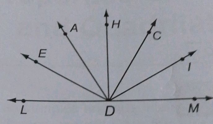 The image shows a diagram with several rays | StudyX