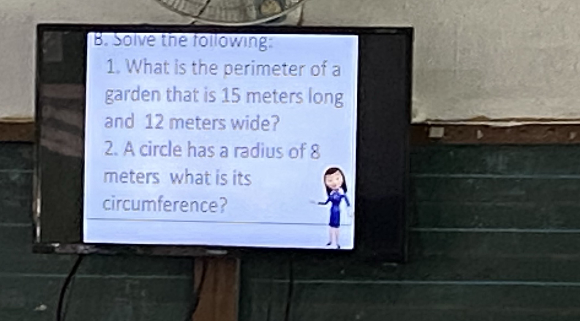 B. Solve the following: 1. What is the | StudyX
