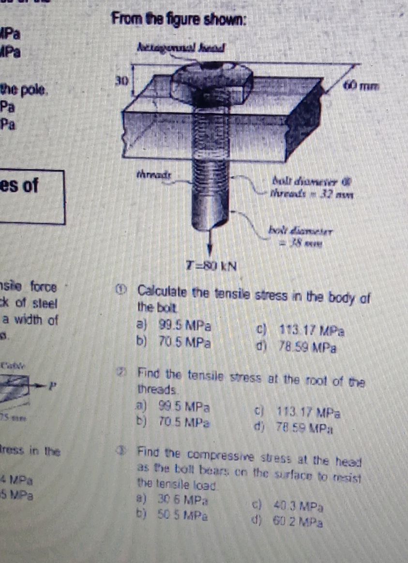 From the figure shown: Calculate the | StudyX