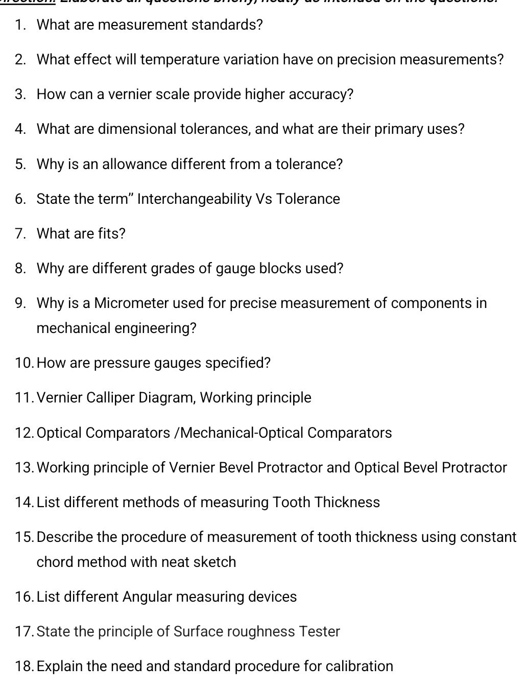 1. What are measurement standards? 2. What | StudyX