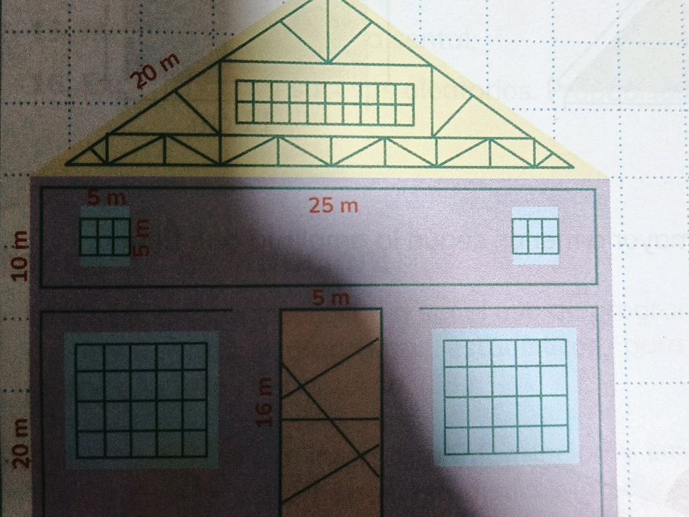 The image shows a diagram of a house with | StudyX