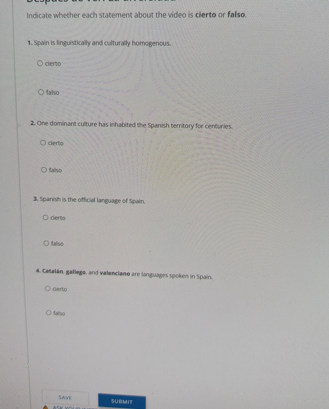 Indicate whether each statement about the | StudyX