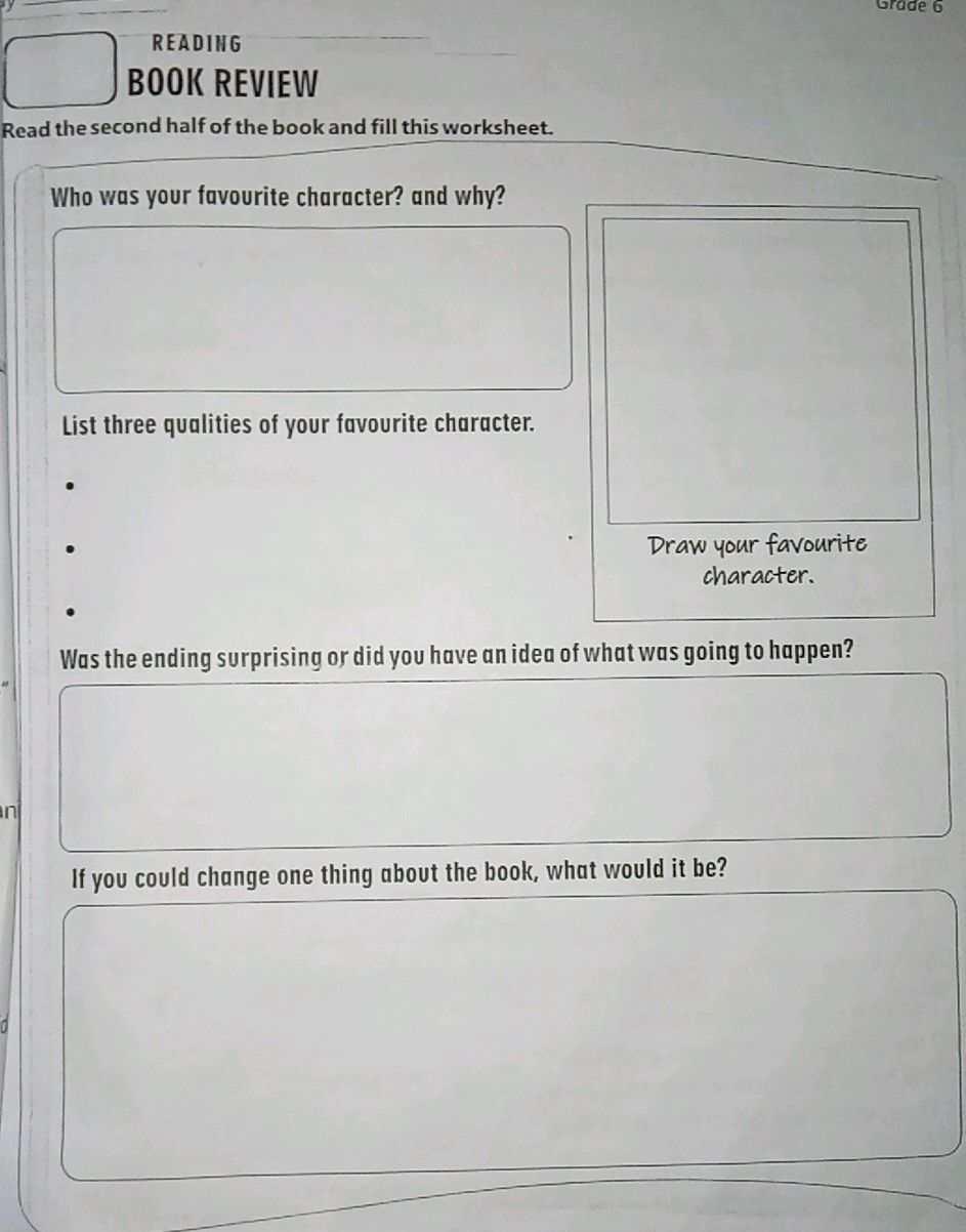 Who was your favourite character? and why? | StudyX