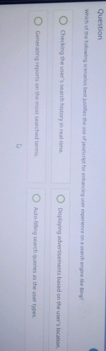 Question Which of the following scenarios | StudyX