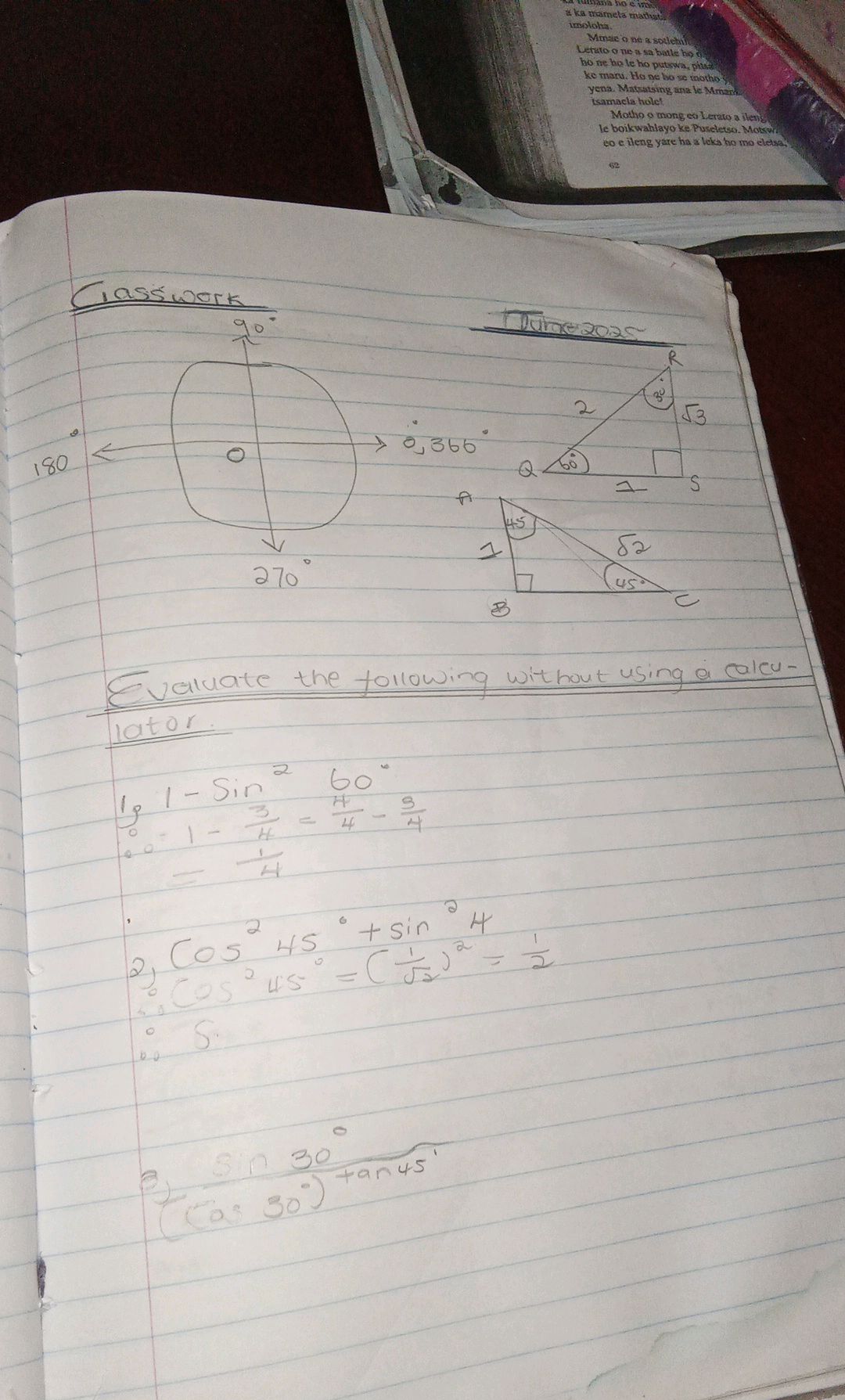 Evaluate the following without using a | StudyX