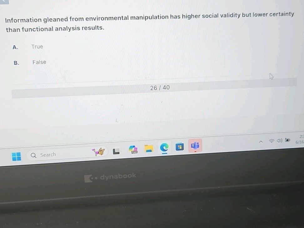 Information gleaned from environmental | StudyX
