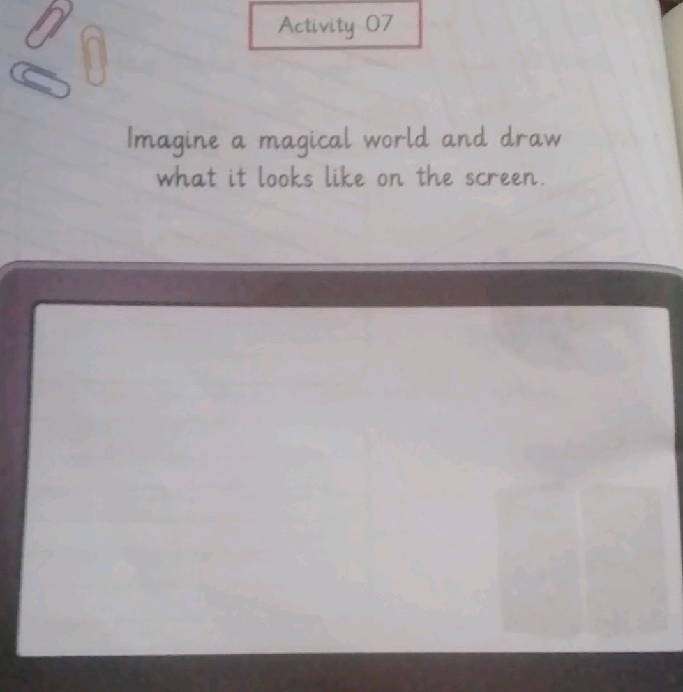 Imagine a magical world and draw what it | StudyX