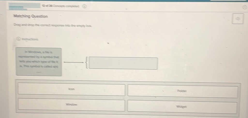 In Windows, a file is represented by a | StudyX