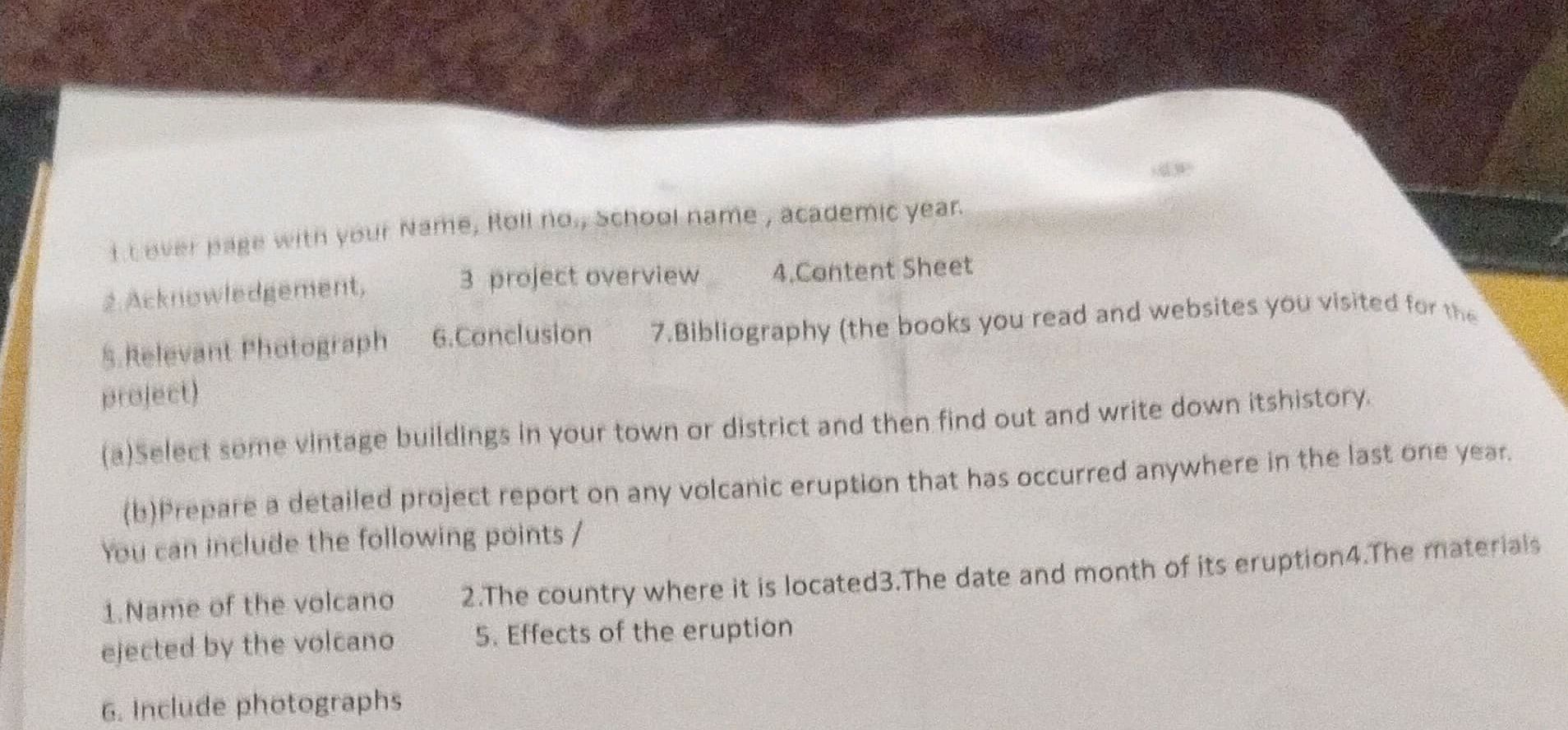 1. Cover page with your Name, Roll no., | StudyX