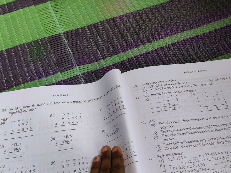 (b) Six lakh, three thousand and two; eleven | StudyX