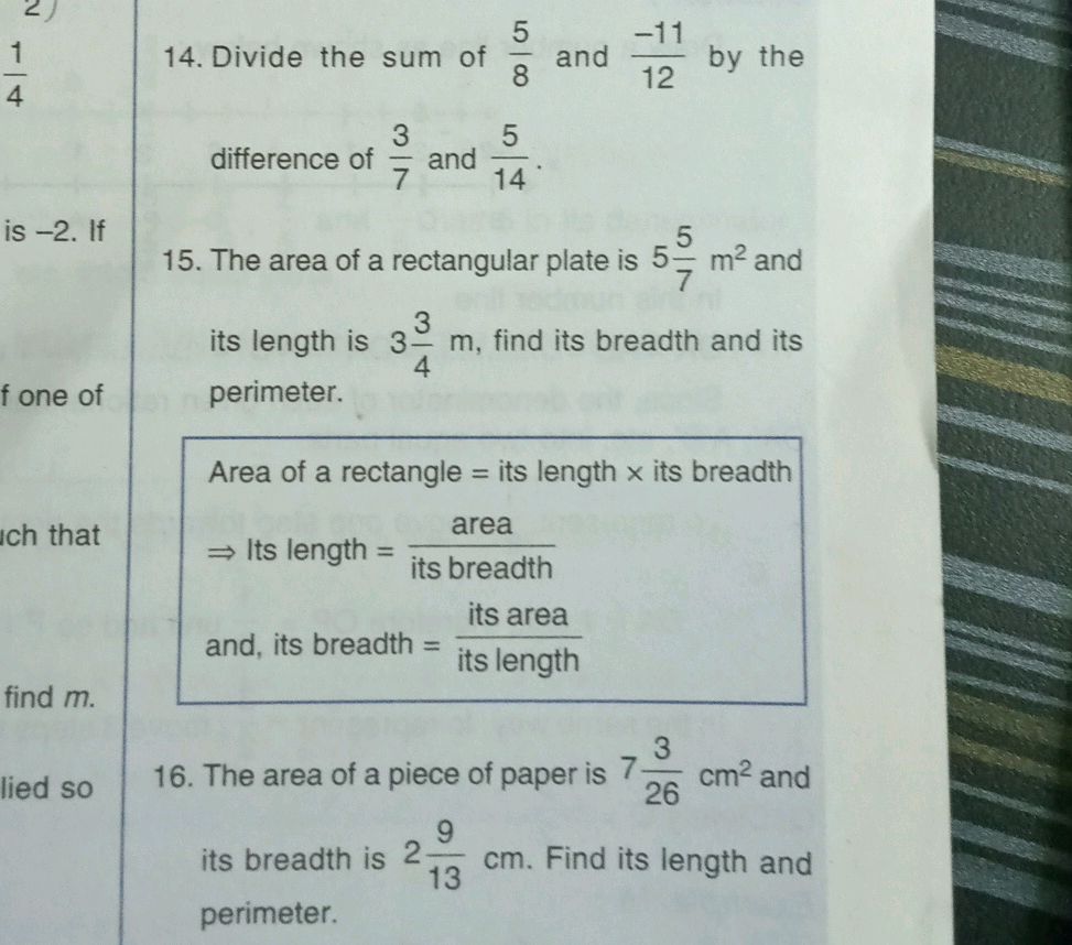 14. Divide the sum of $ {5}{8}$ and $ | StudyX
