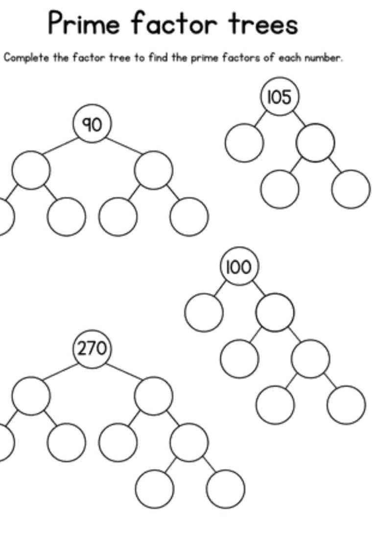Complete the factor tree to find the prime | StudyX