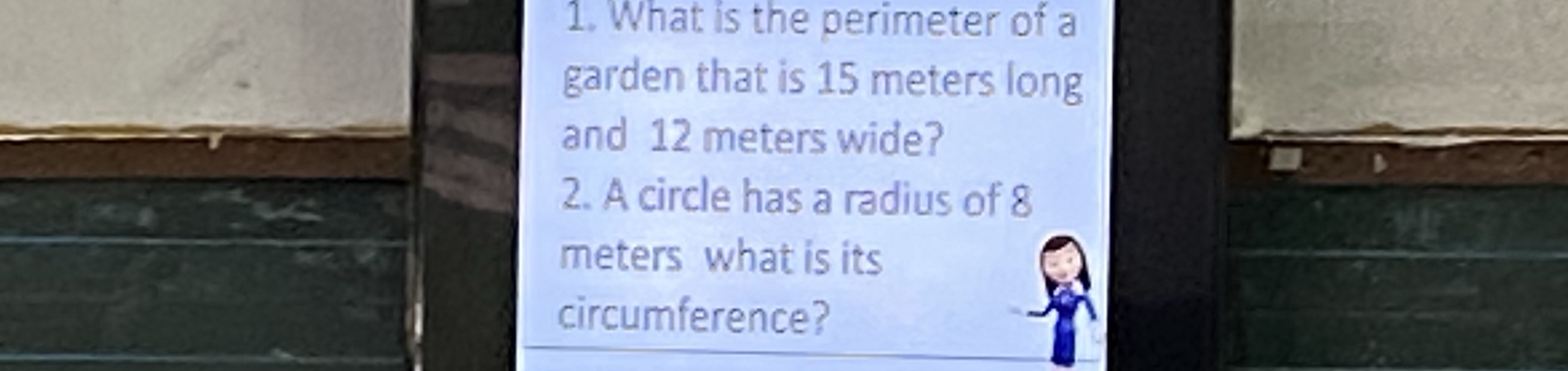 1. What is the perimeter of a garden that is | StudyX