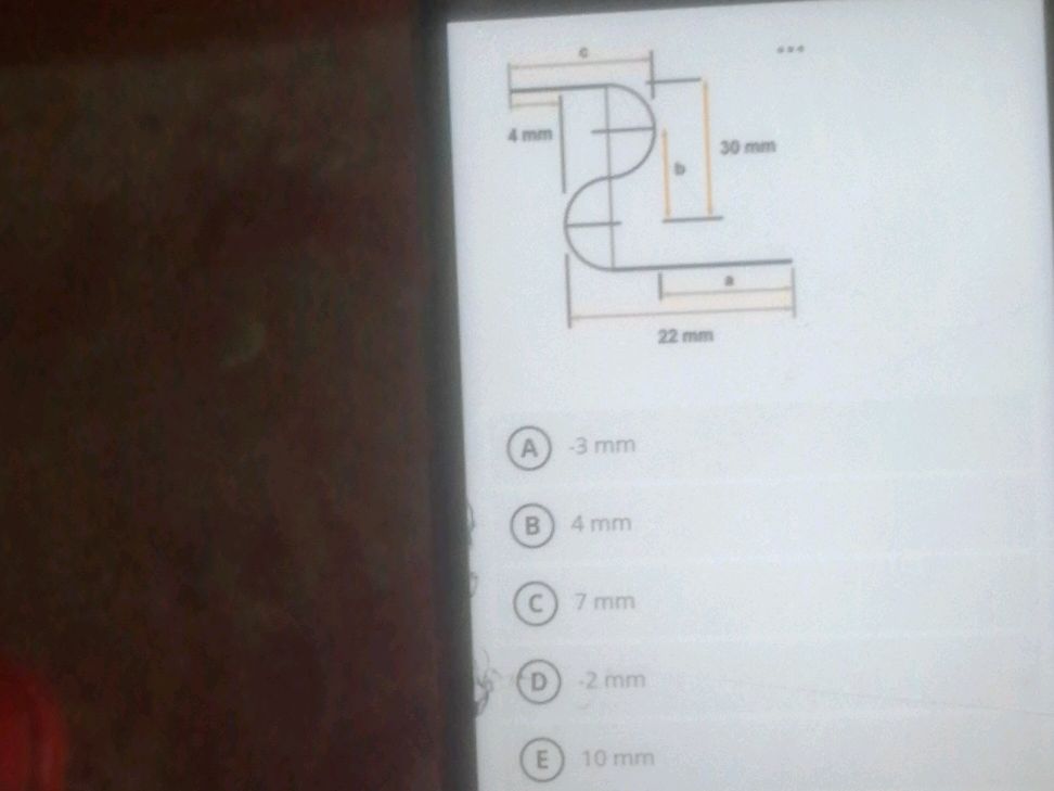 The image shows a diagram with dimensions | StudyX