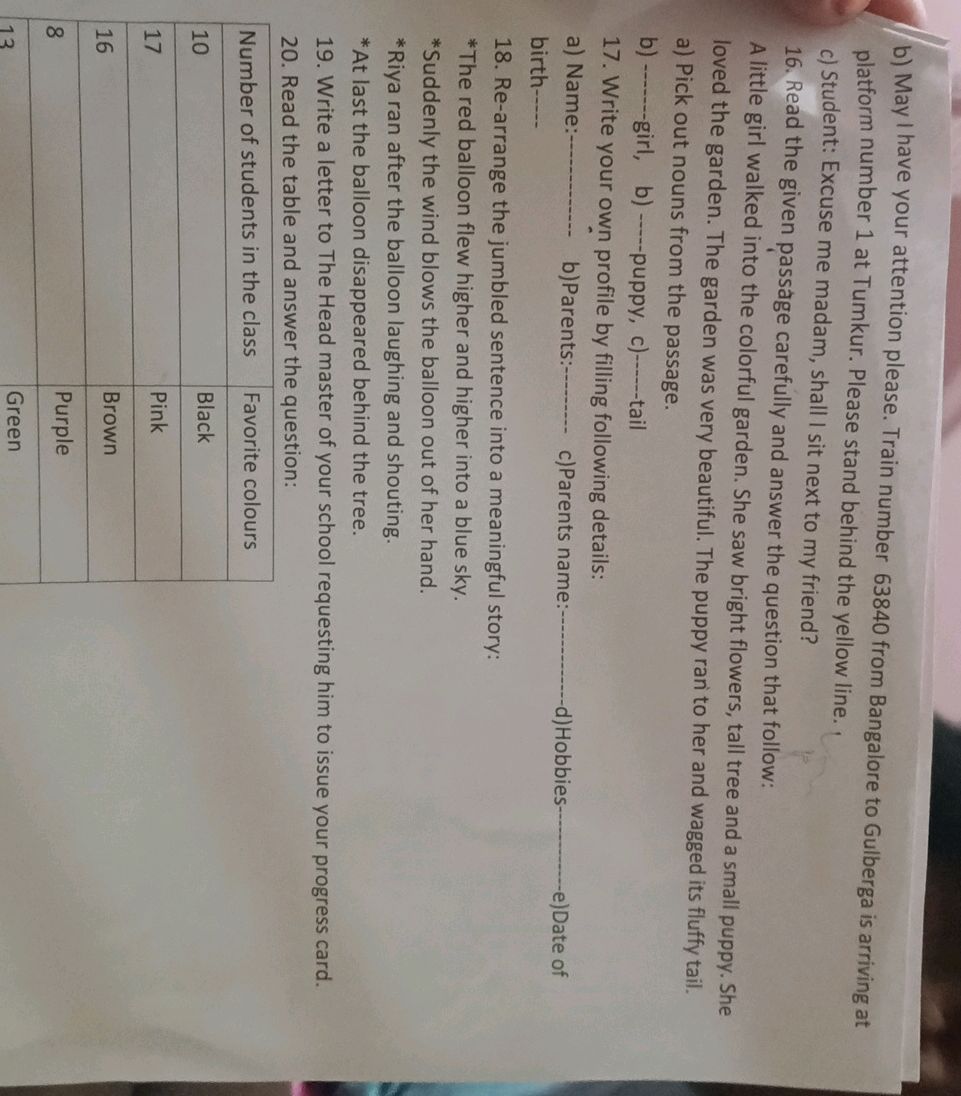 16. Read the given passage carefully and | StudyX