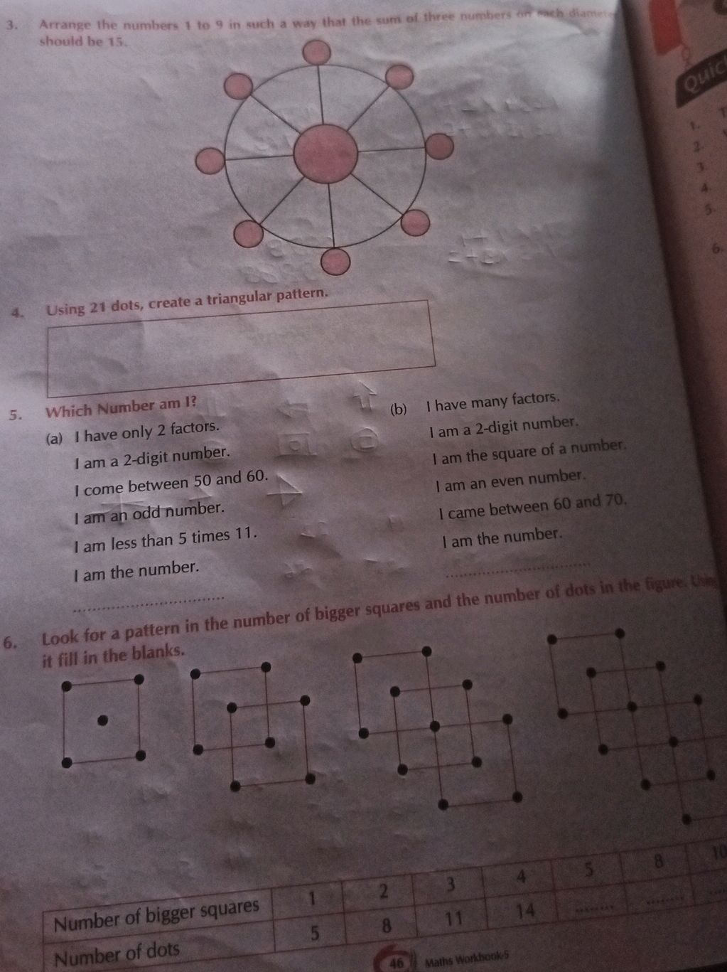 3. Arrange the numbers 1 to 9 in such a way | StudyX