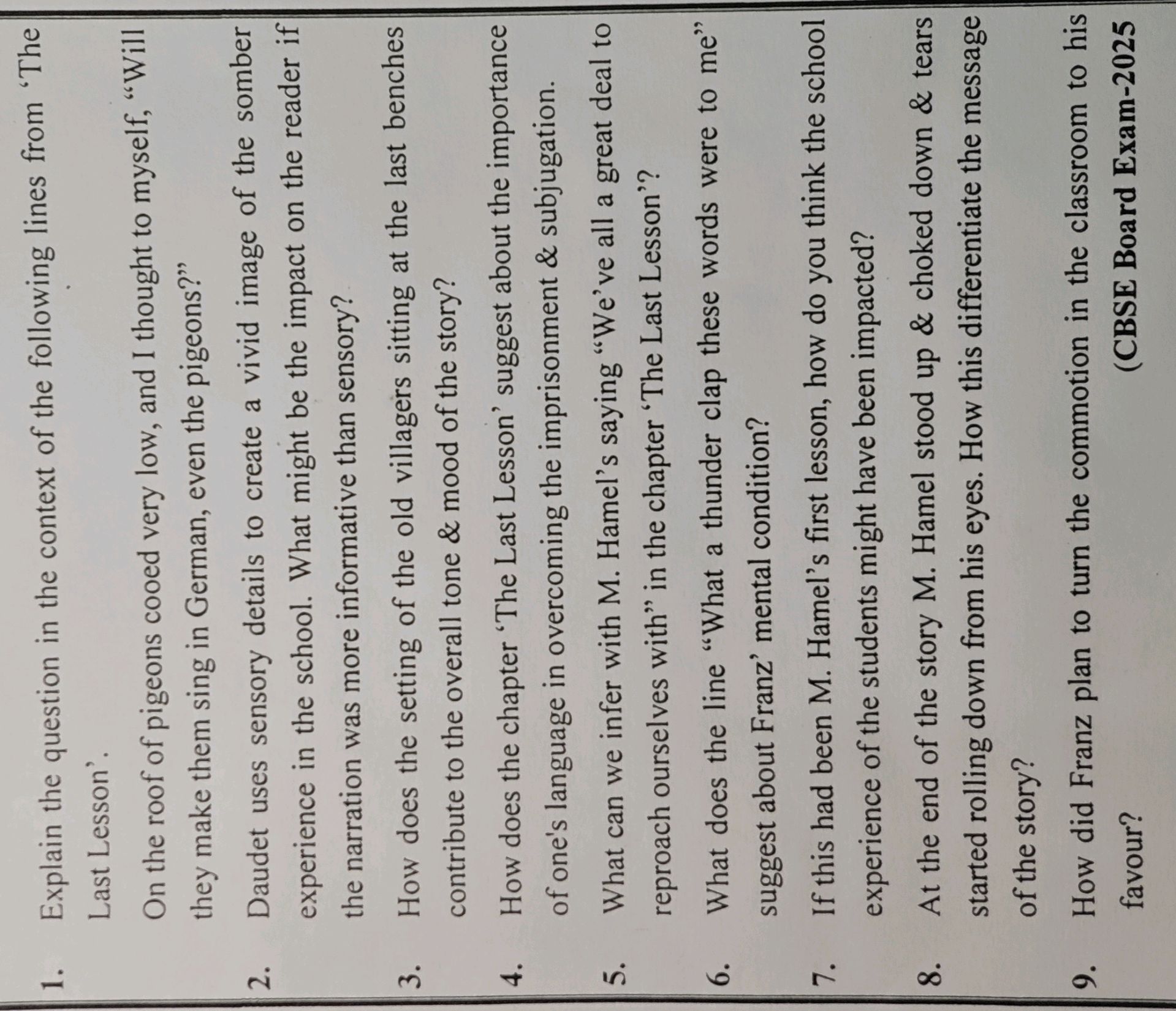 1. Explain the question in the context of | StudyX