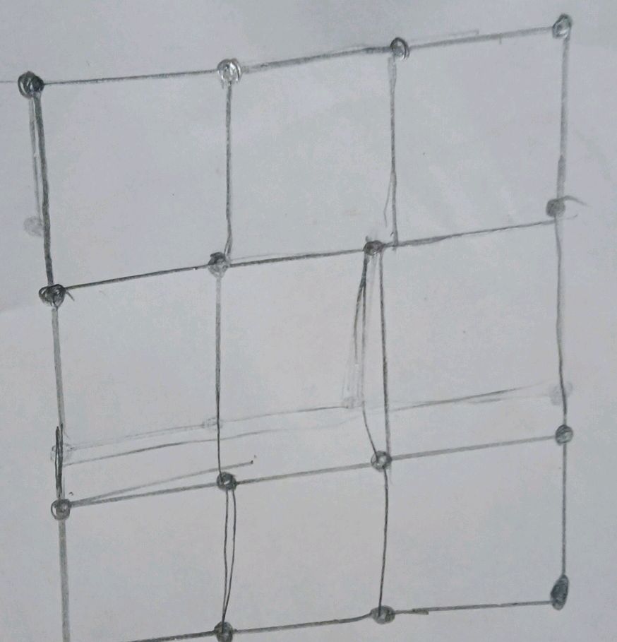 The image shows a grid-like structure. | StudyX