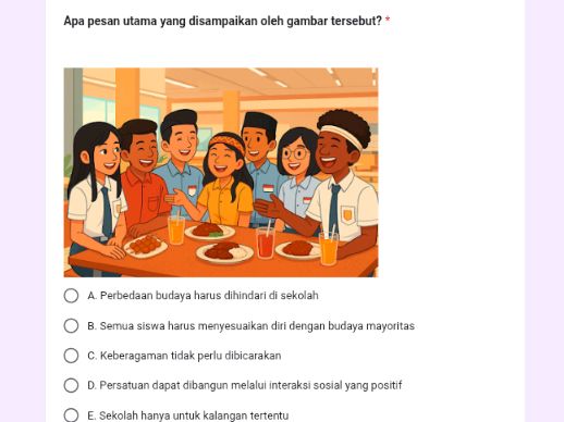 Apa pesan utama yang disampaikan oleh gambar | StudyX