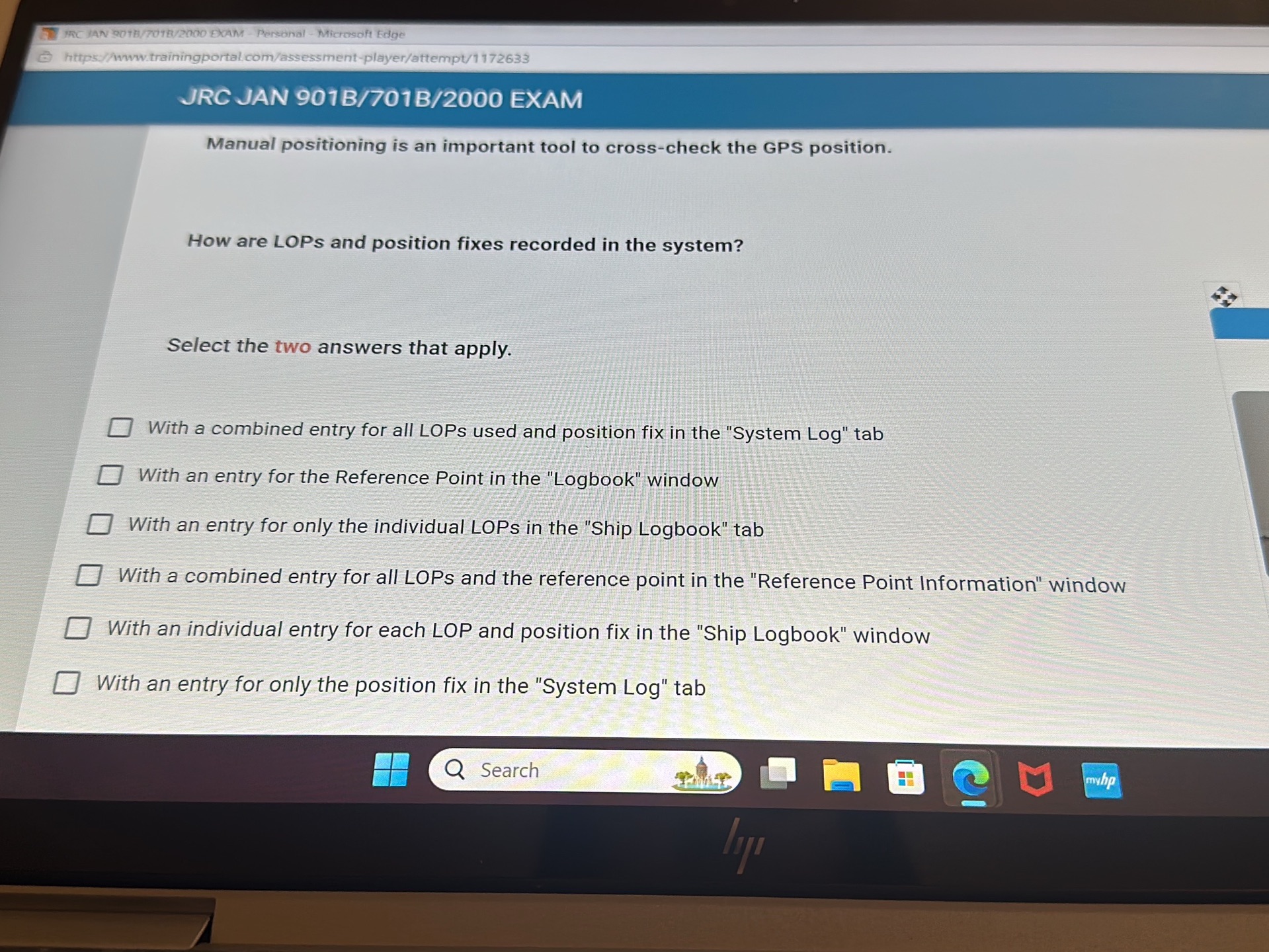 How are LOPs and position fixes recorded in | StudyX