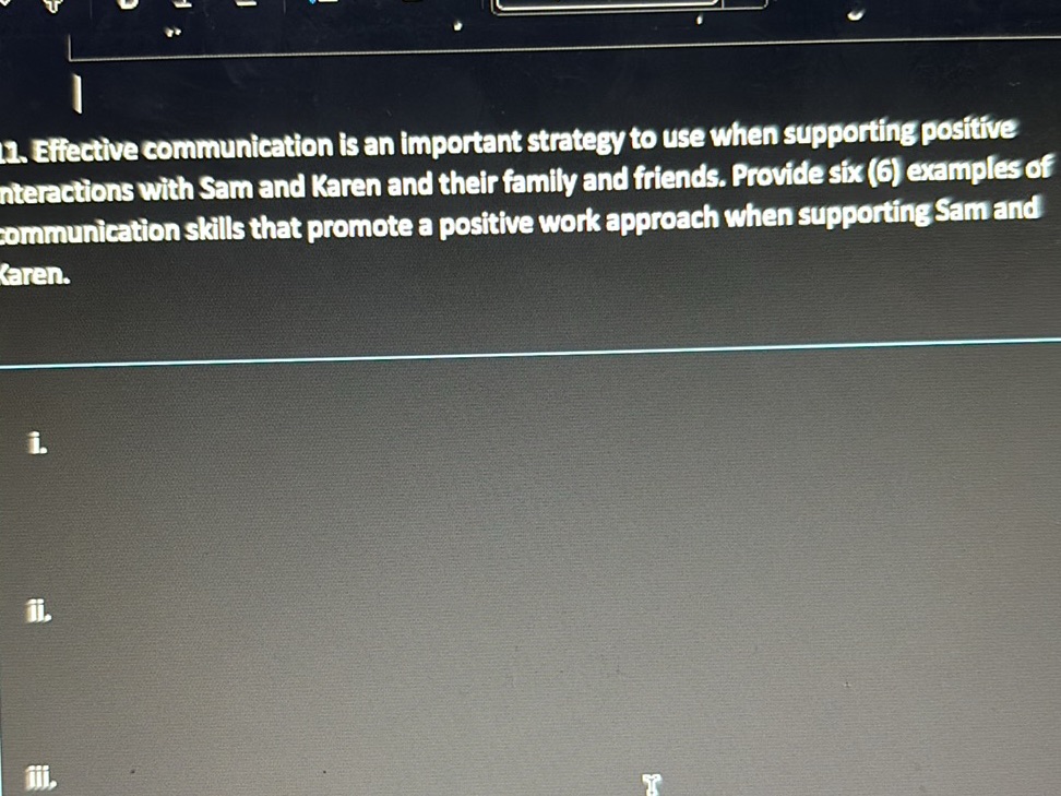 11. Effective communication is an important | StudyX