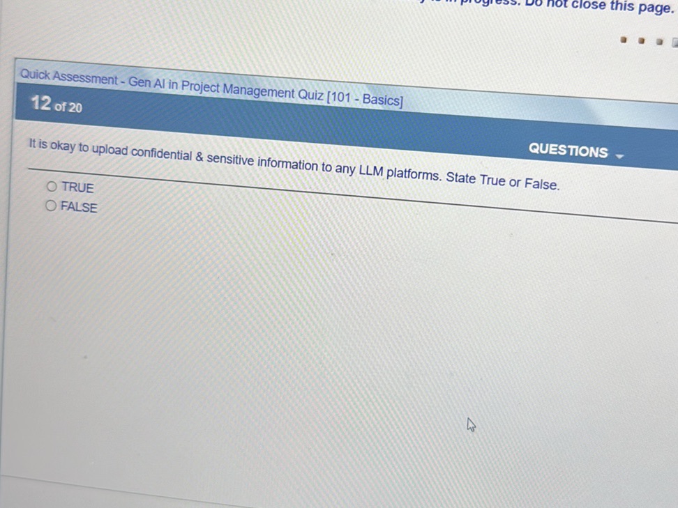 It is okay to upload confidential | StudyX
