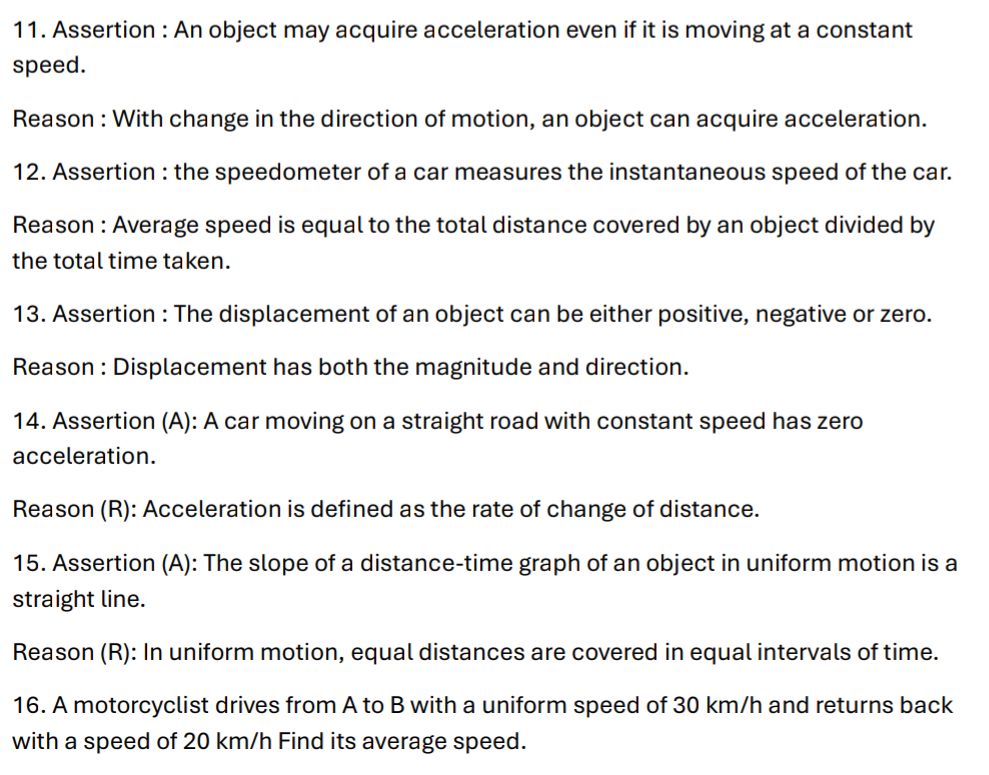 11. Assertion: An object may acquire | StudyX