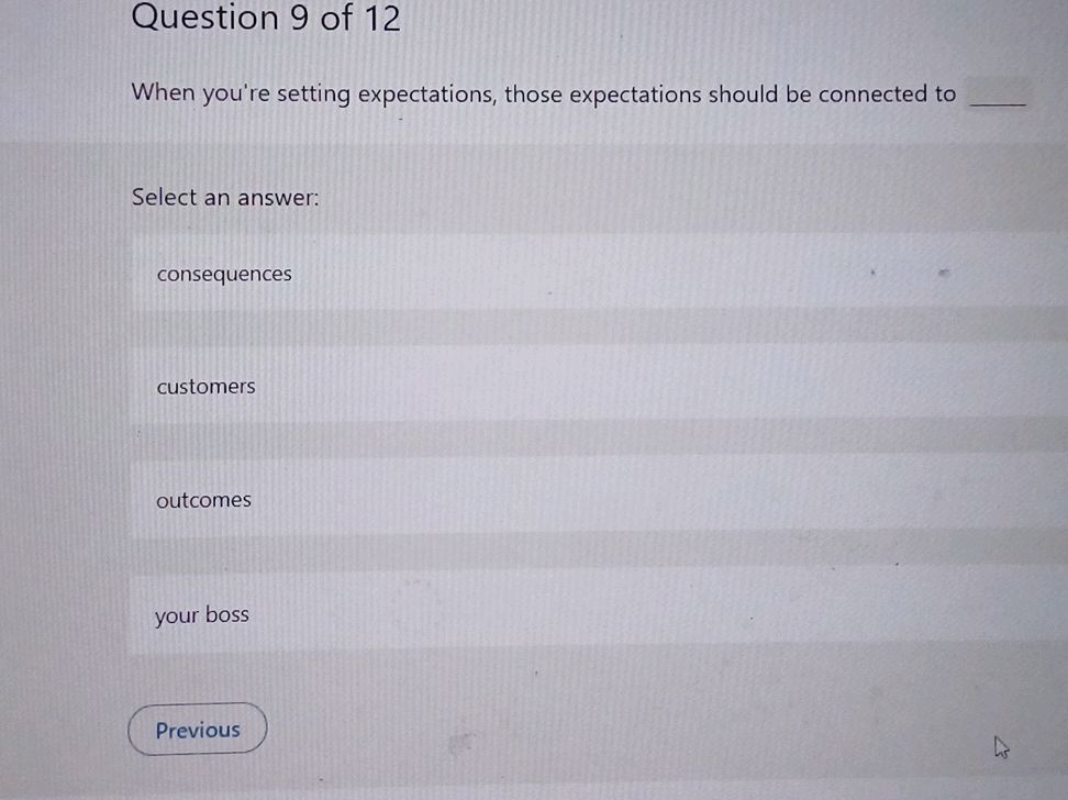 When you're setting expectations, those | StudyX