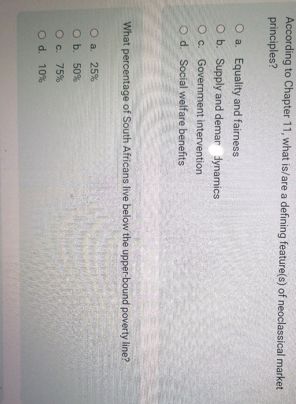 According to Chapter 11, what is/are a | StudyX