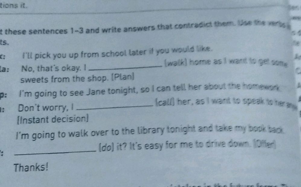 t these sentences 1-3 and write answers that | StudyX