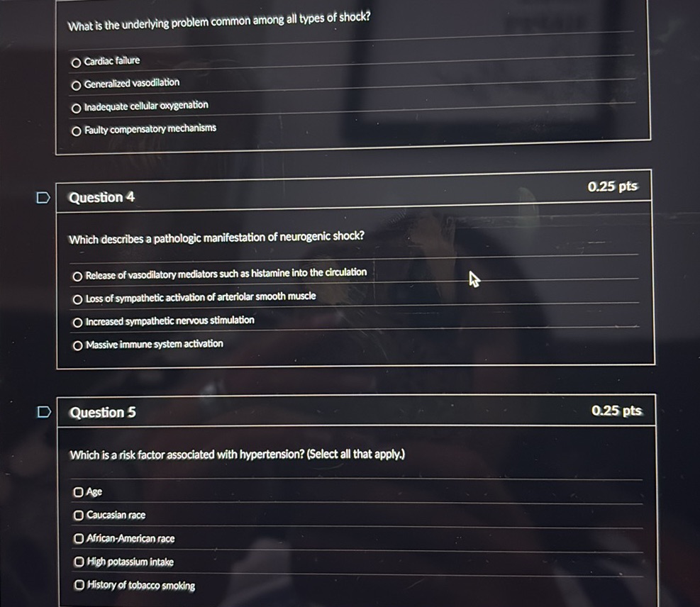 What is the underlying problem common among | StudyX