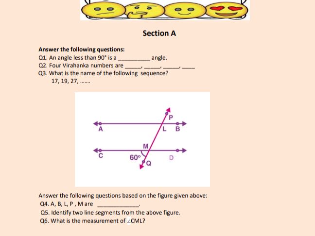 Answer the following questions: Q1. An | StudyX